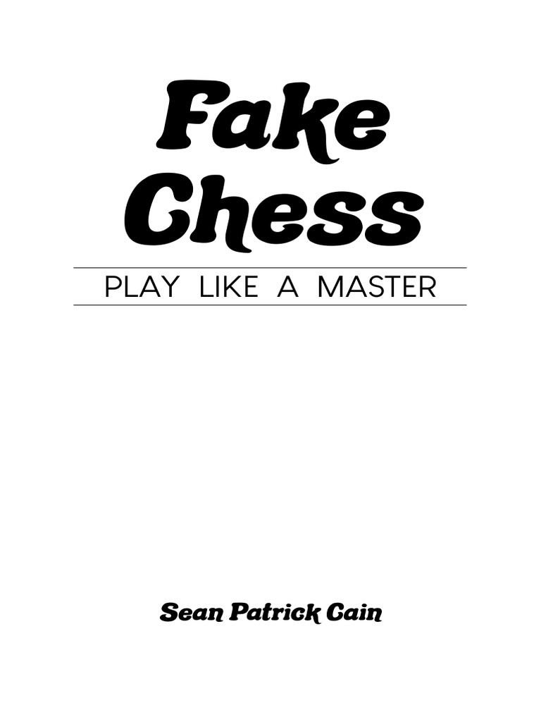 Fake Chess - SPC - Singles | PDF | Chess | Game Theory