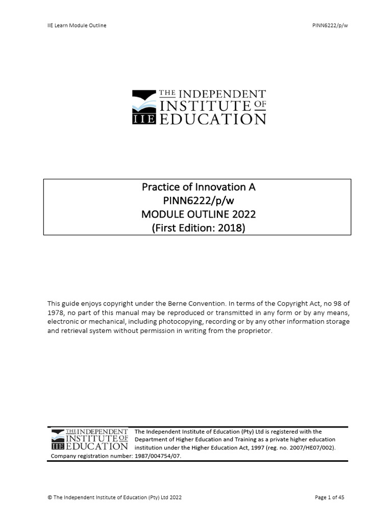 Module Outlines | PDF | Leadership | Theory