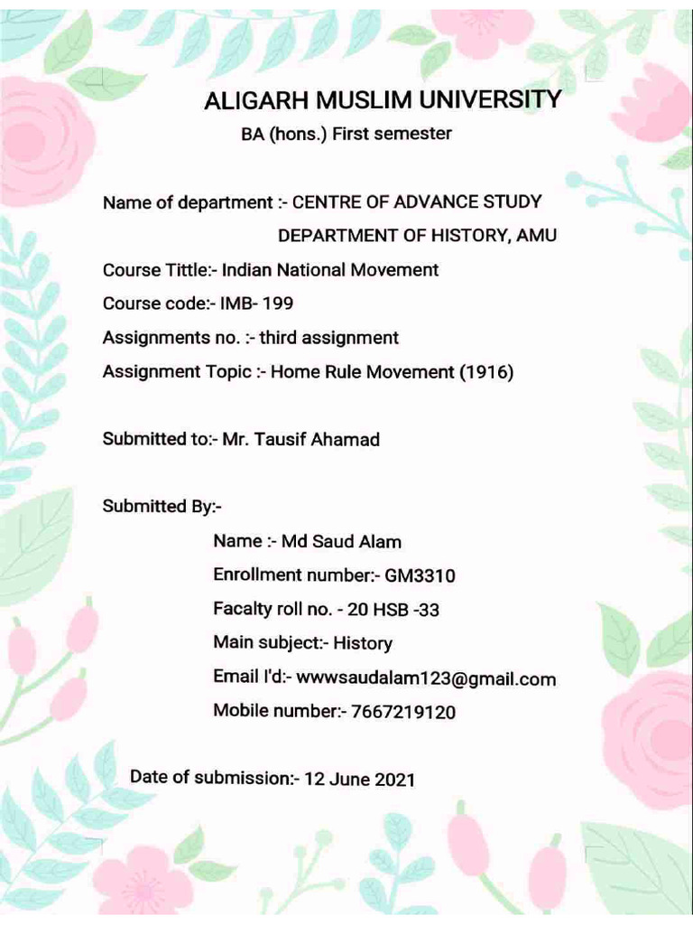 20HSB-33.Third Assignment | PDF