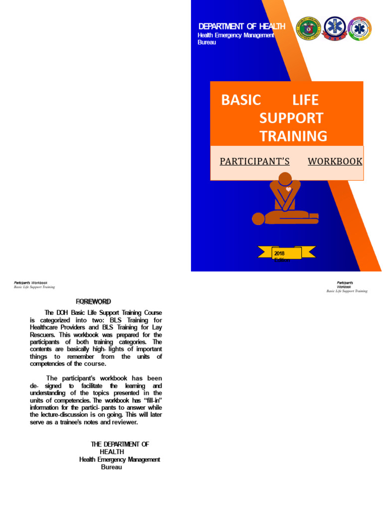 Basic Life Support Training Workbook | PDF | Cardiopulmonary ...