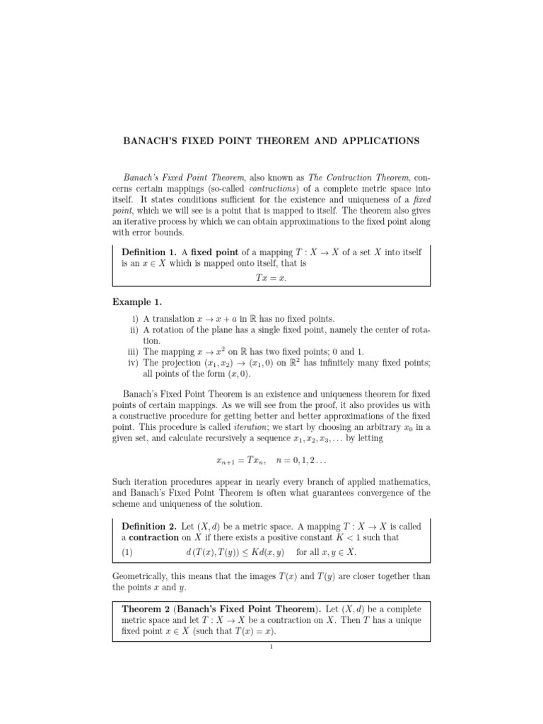 Banach | PDF | Banach Space | Integral Equation