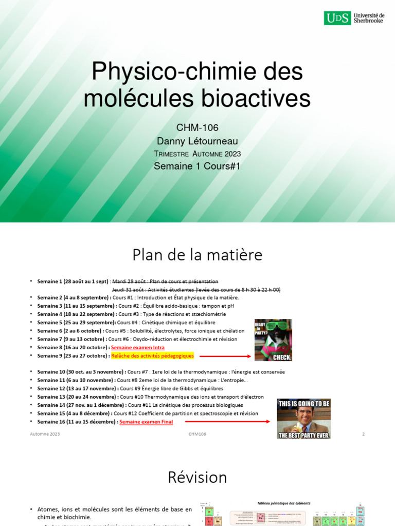 Physico-chimie des molécules bioactives | PDF | Solvatation | Atomes