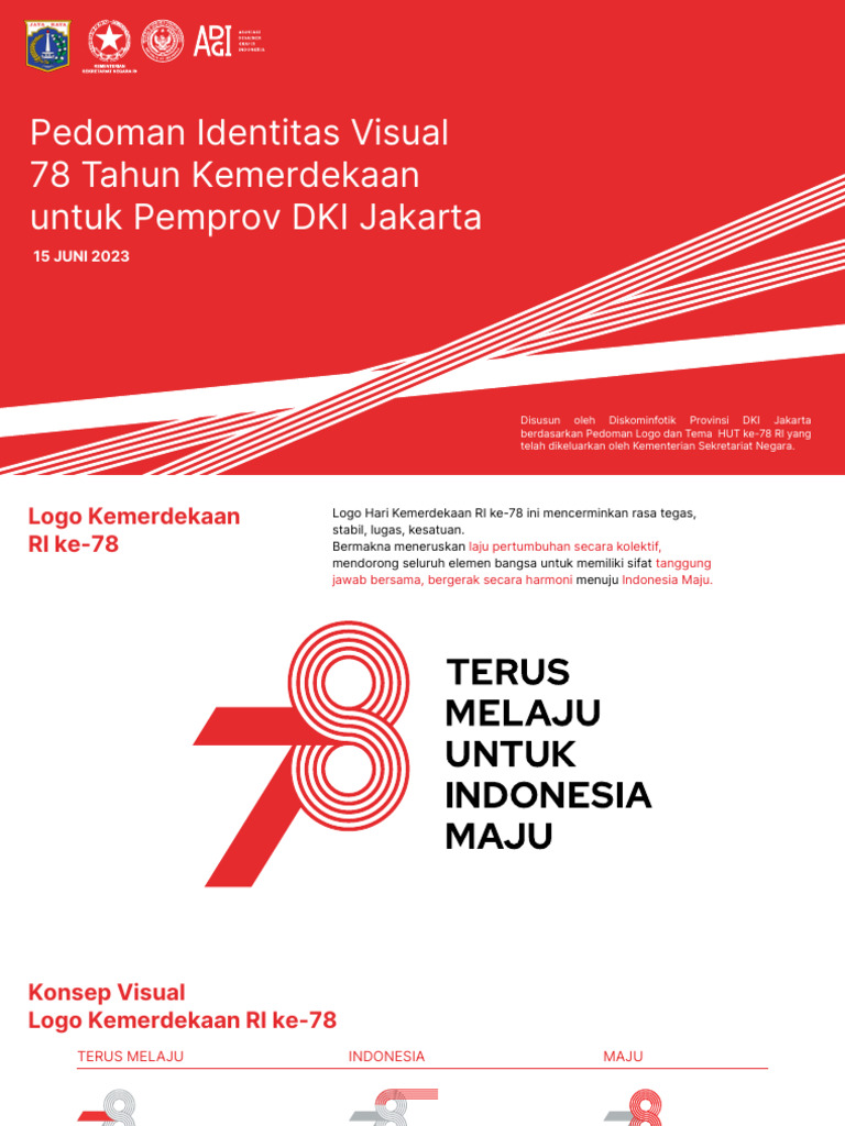HUT RI 78 - Pedoman Identitas Visual - Khusus DKI Jakarta | PDF