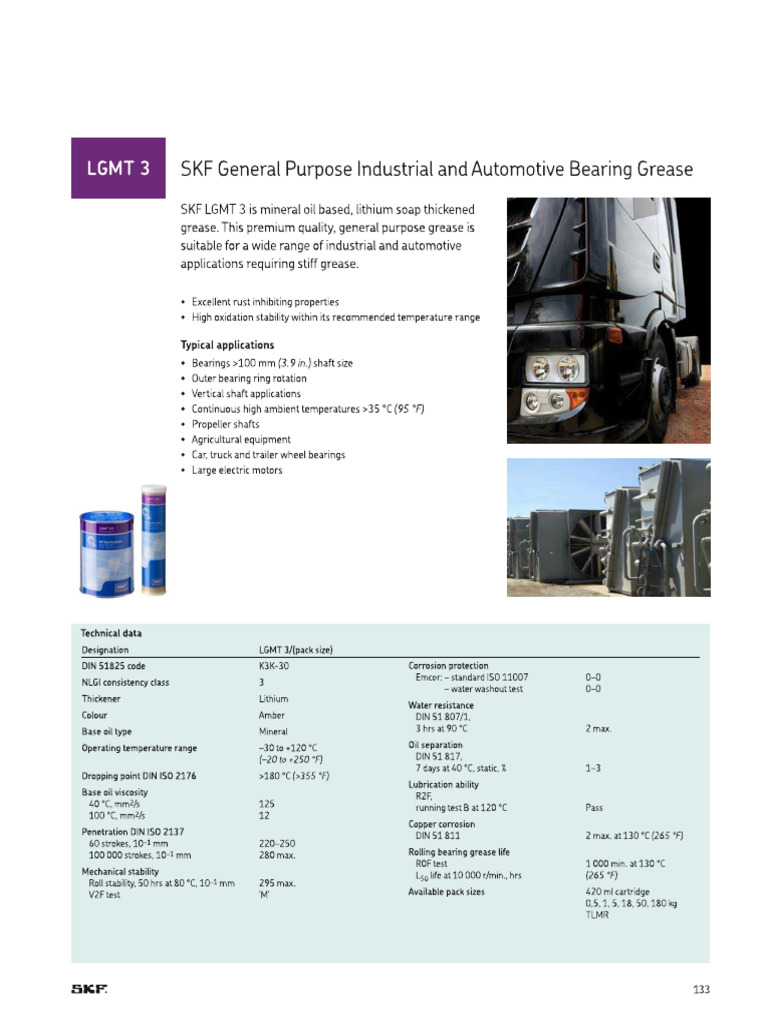 SKF LGMT 3 | PDF