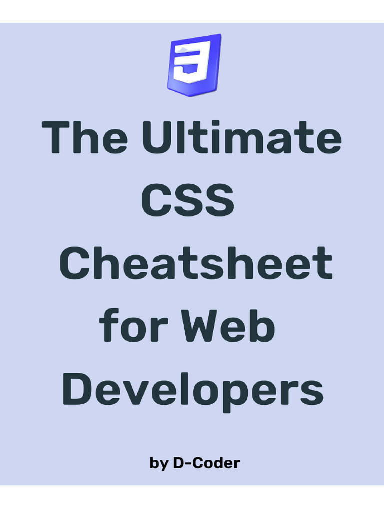 The Ultimate CSS CheatCode | PDF | Page Layout | Hypertext The Ultimate CSS CheatCode | PDF | Page Layout | Hypertext
