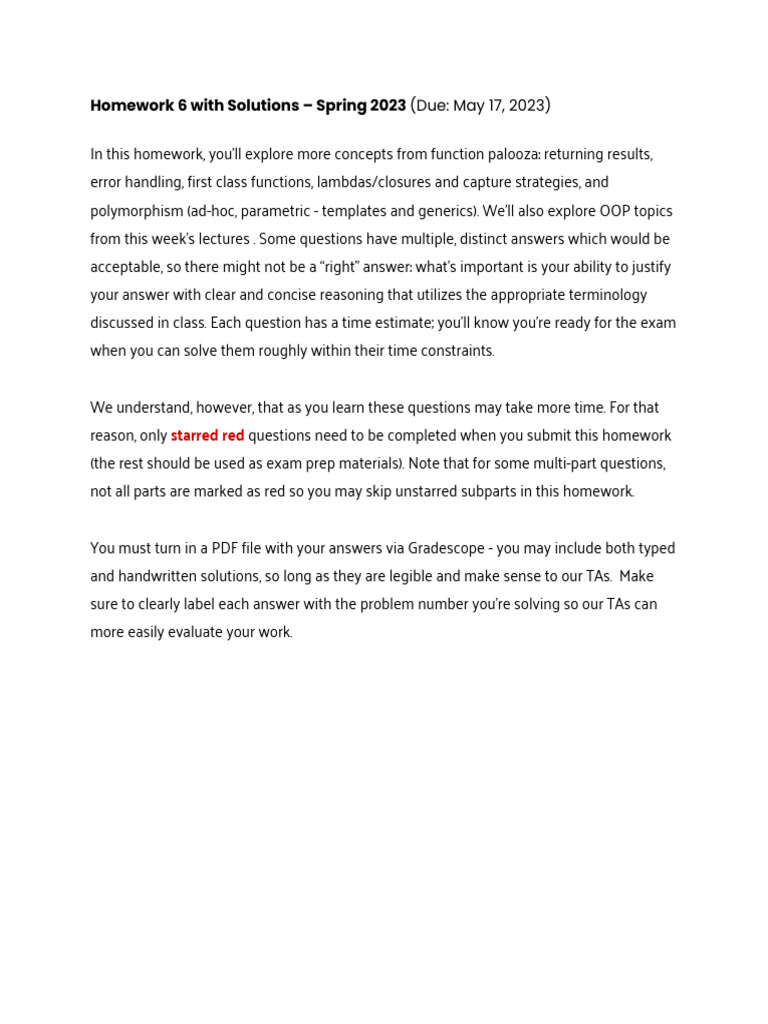 CS 131 HW 6 (Solutions) | PDF | Computer Science | Computer Programming