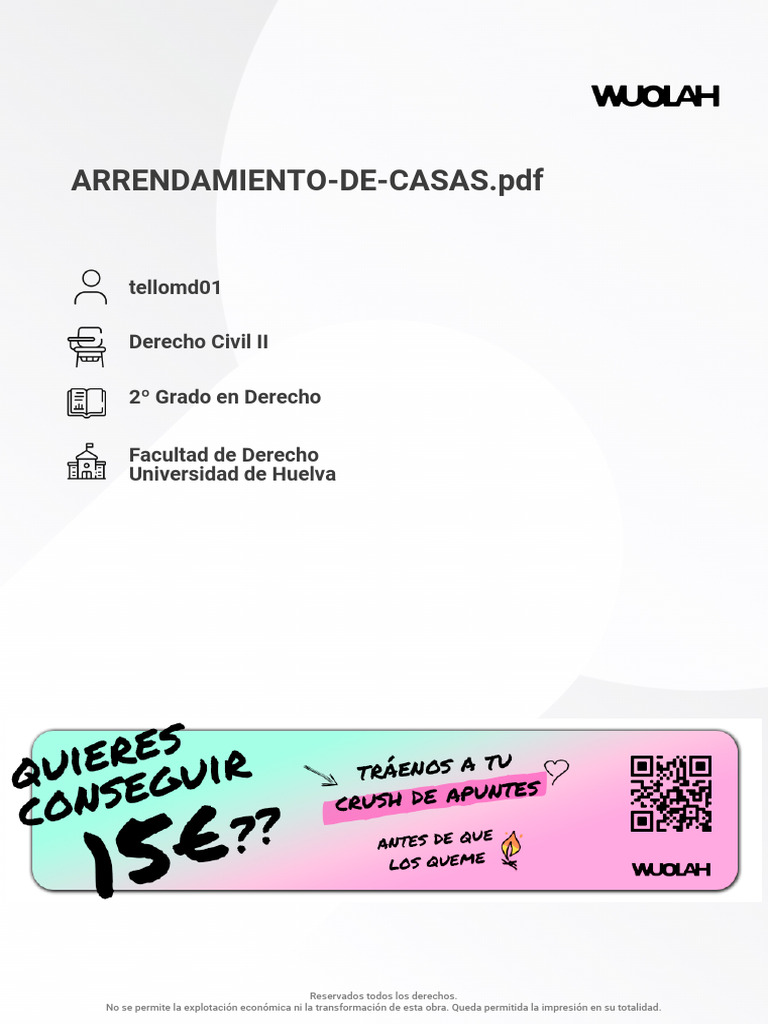 Wuolah Free ARRENDAMIENTO DE CASAS | PDF