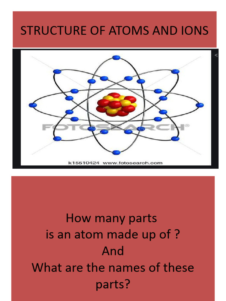 Structure of Atoms and Ions | PDF | Atoms | Proton