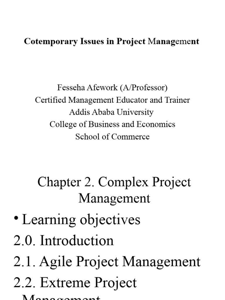 Complex Project Management Guide | PDF | Agile Software Development ...
