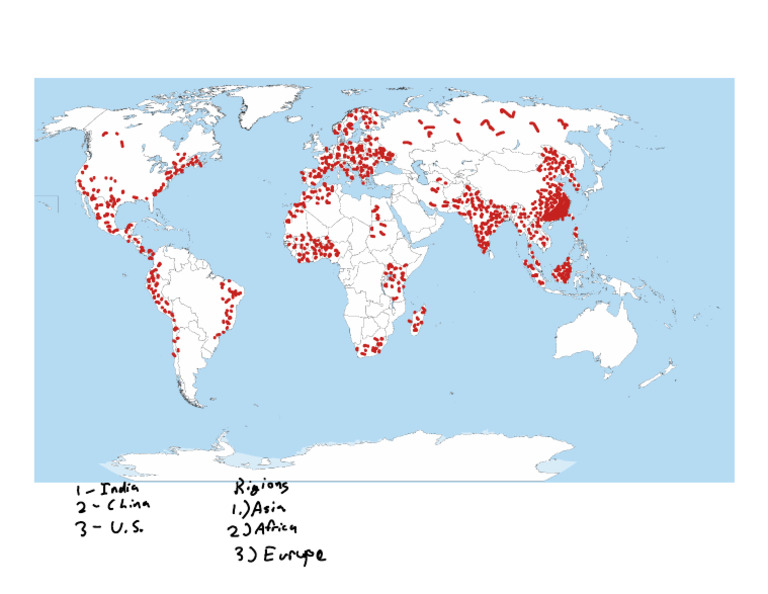 Population+Density+Map Dot Map Population | PDF