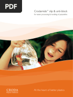 Crodamide ER Z 000040 Technical Data Sheet | PDF | Lubricant | Polymers