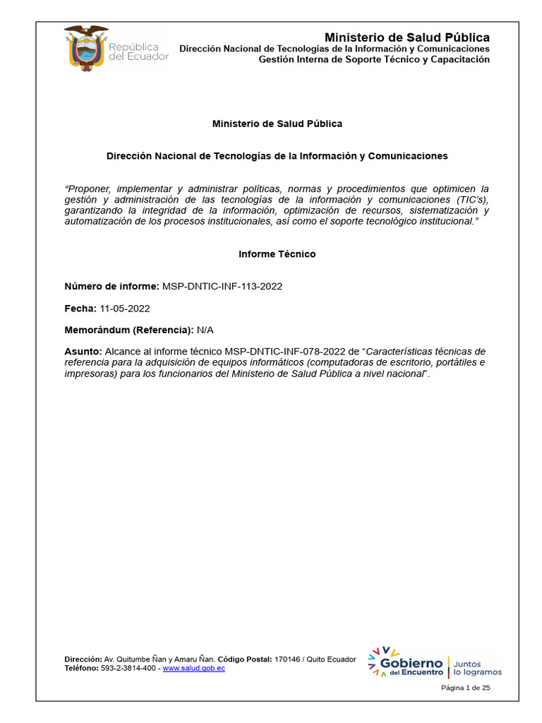 MSP Dntic Inf Gistc 113 2022 Signed Signed Signed | PDF | Microprocesador | Memoria de acceso ...