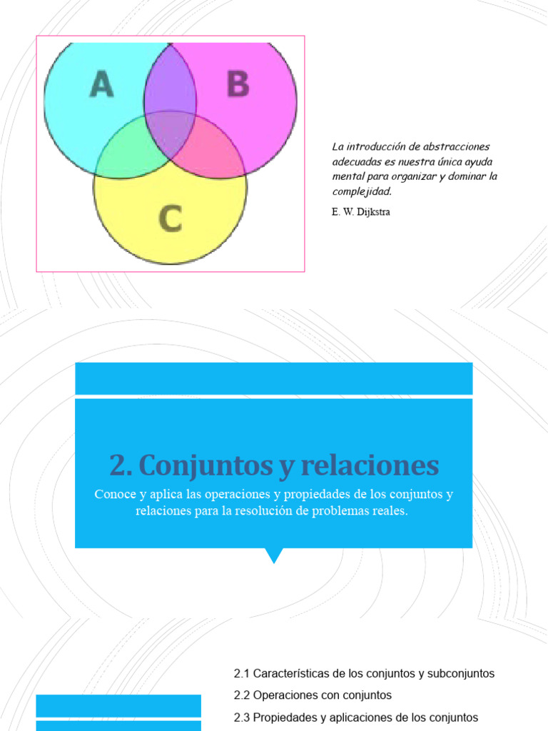 Conjuntos y Relaciones Matemáticas | PDF | Función (Matemáticas ...