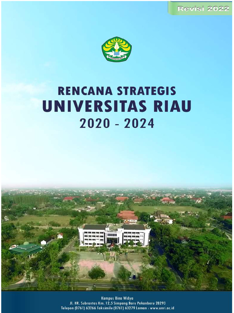 Renstra Unri 2020 2024 | PDF | Perjalanan