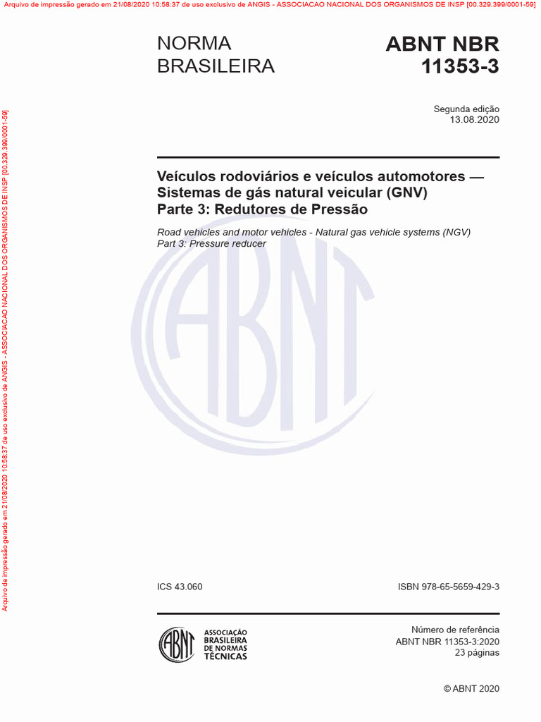 NBR11353 3 | PDF | Ciências Físicas | Materiais