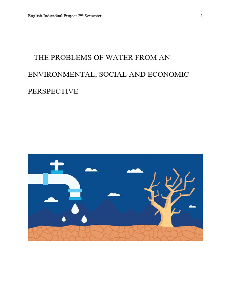 THE PROBLEMS OF WATER FROM Perspectives | PDF | Water | Water Scarcity