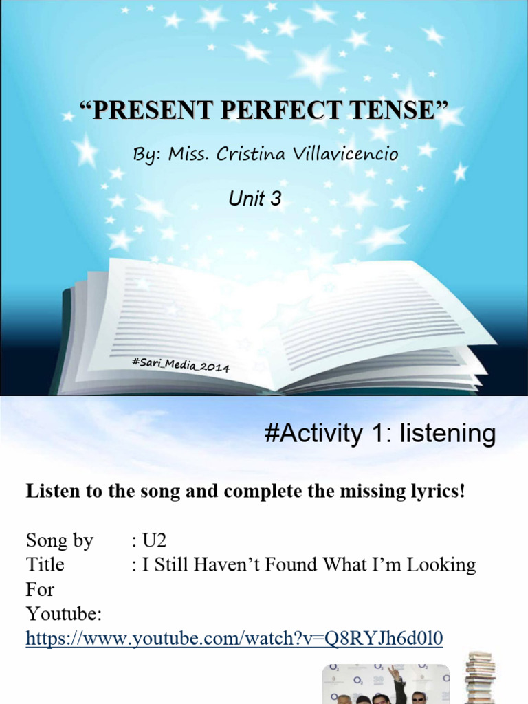 Present Perfect Tense Activities | PDF | Language Arts & Discipline