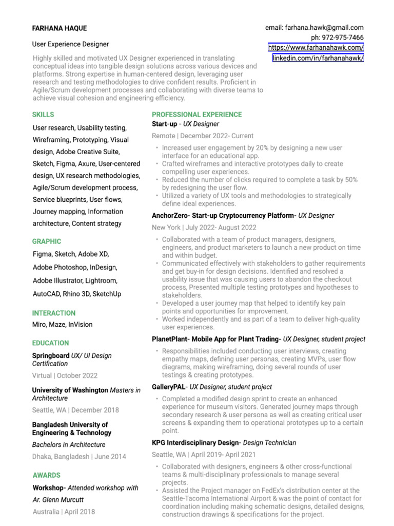 Farhana Haque - Resume | PDF | Information Science | Systems Engineering