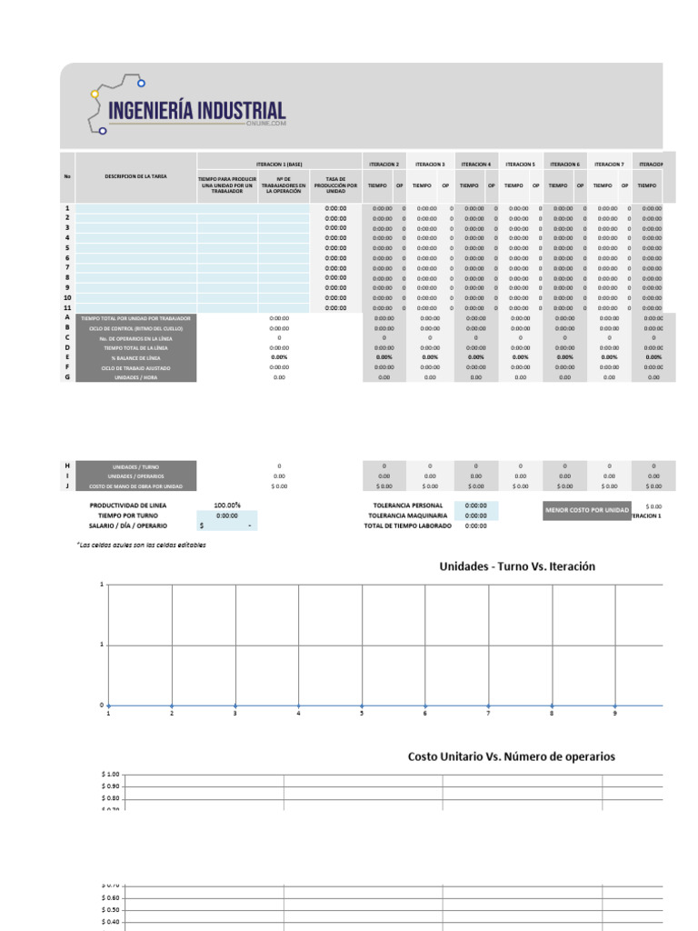 Formato Balanceo-De-Lineas | PDF