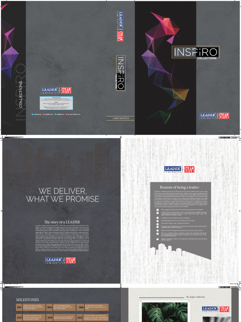 Leader Inspiro | PDF | Grey | Lamination