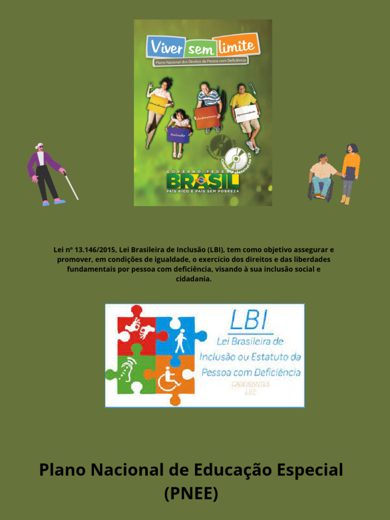 Lei Nº 13.1462015, Lei Brasileira de Inclusão (LBI), Tem Como Objetivo ...