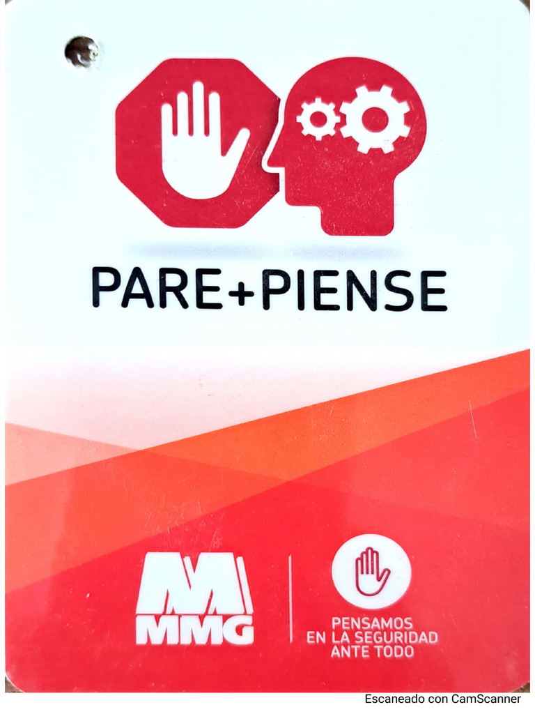 Pare y Piense MMG | PDF