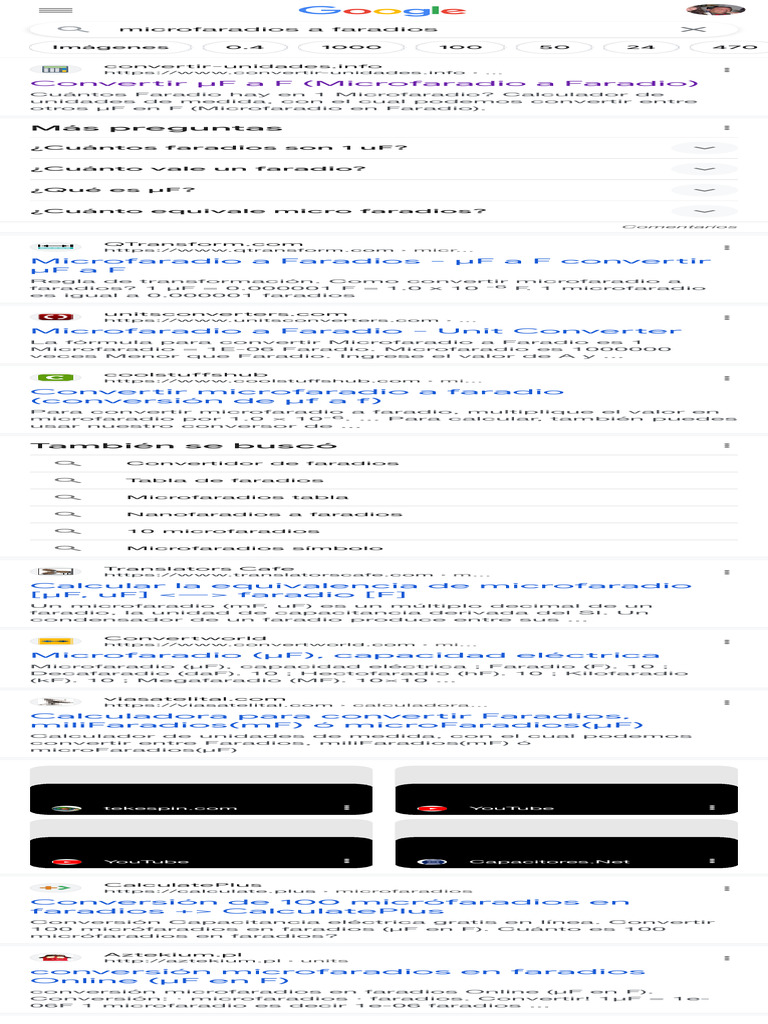 Microfaradios A Faradios - Buscar Con Google | PDF | Metrología ...