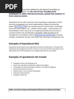 ORX Reference Taxonomy Summary Report | PDF | Risk | Fraud