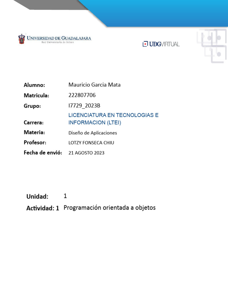 Conceptos Clave de POO y Comparativa | PDF | Objeto (informática ...