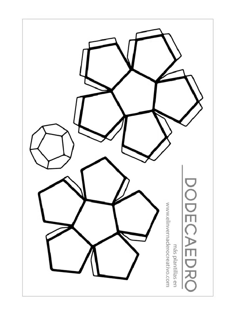 Dodecaedro Plantilla | PDF