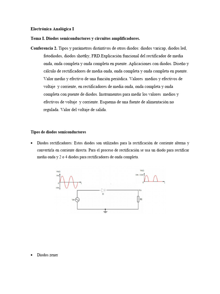 CE2 | PDF | Rectificador | Diodo