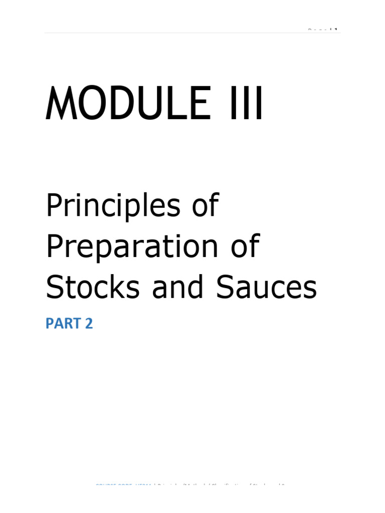 Module 3 Part 2 | PDF | Mayonnaise | Foods Module 3 Part 2 | PDF | Mayonnaise | Foods