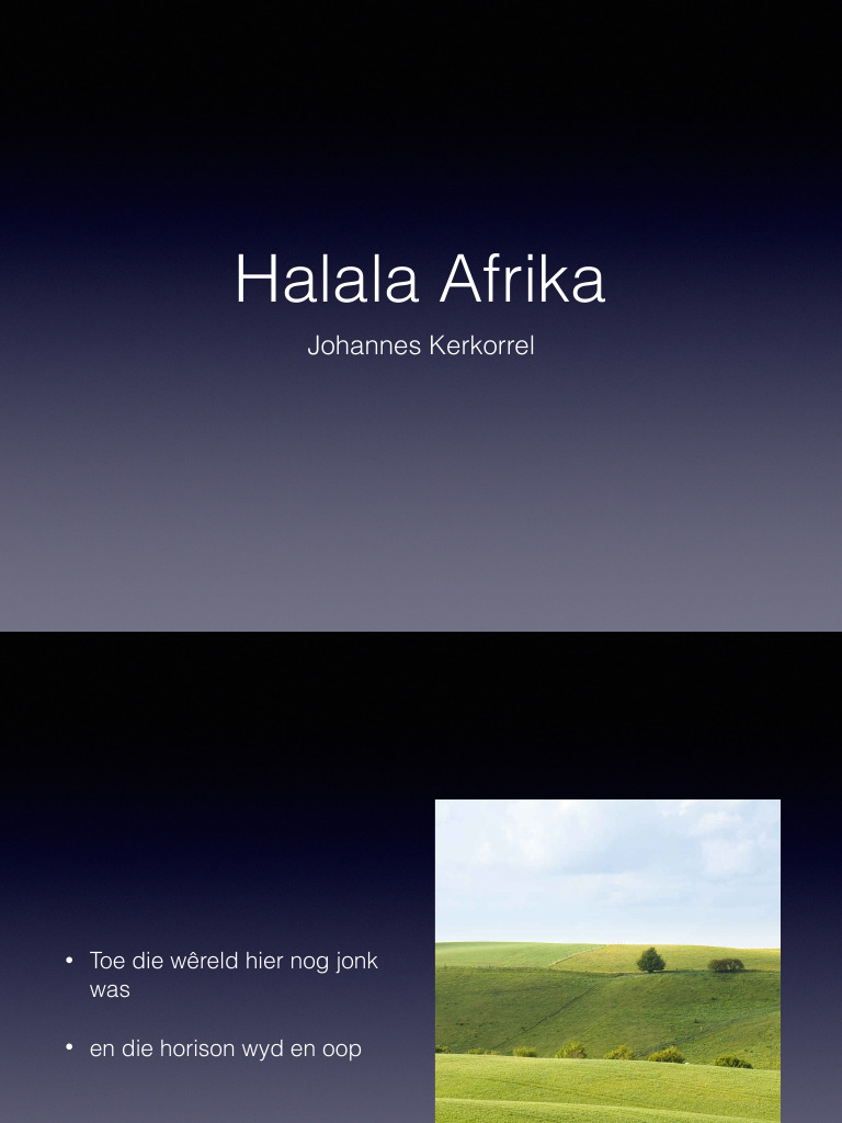 GEDIG 6 Halala Afrika | PDF