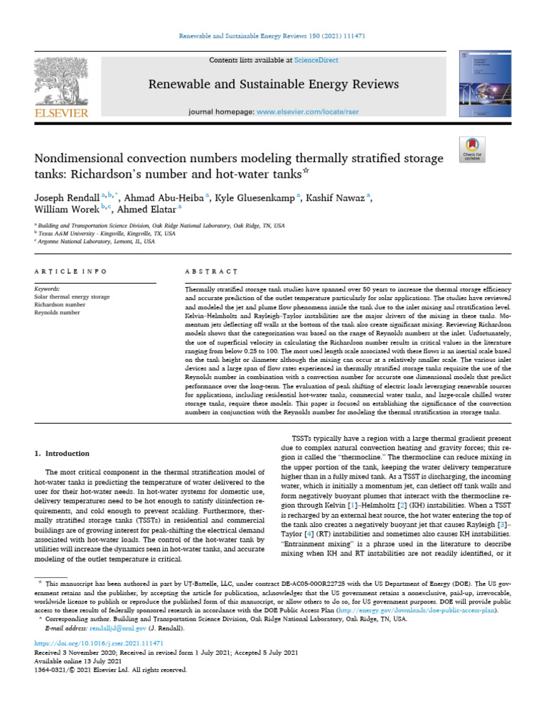 Joseph Rendall 2021 | PDF | Fluid Dynamics | Turbulence