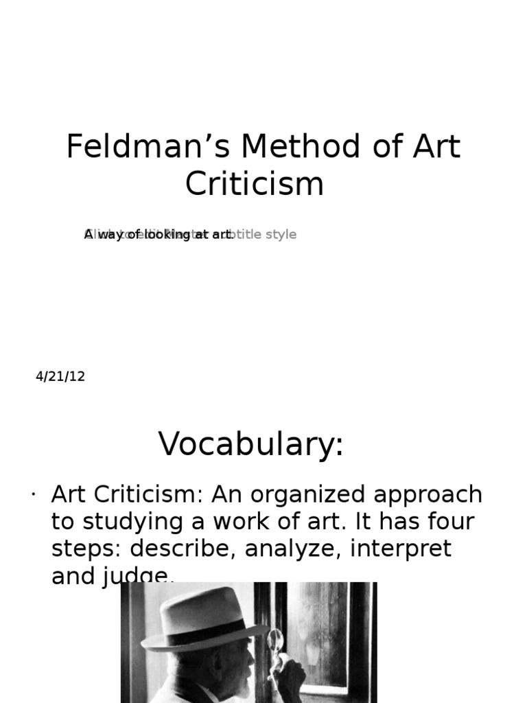 Feldmans's Art 2 | Download Free PDF | Pablo Picasso | Art Criticism