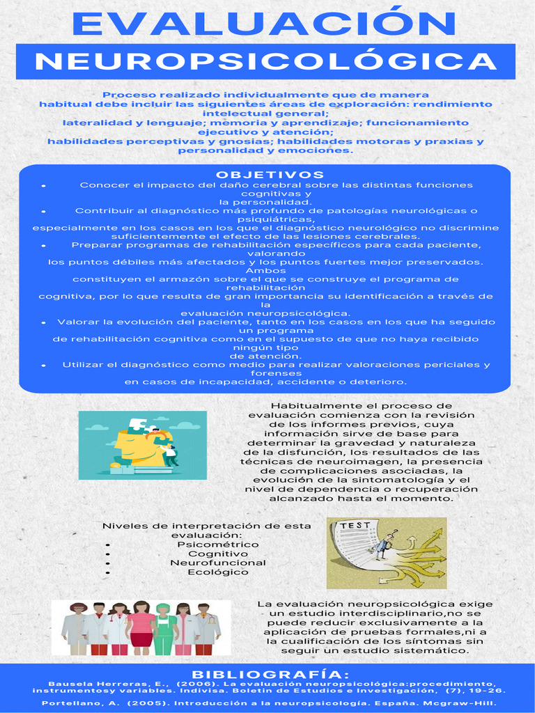 evaluación neuropsicológica | PDF | Neuropsicología | Evaluación