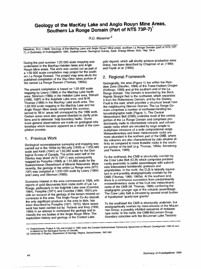 1994-Maxeiner - MiscRep94-4 MacKay-Anglo | PDF