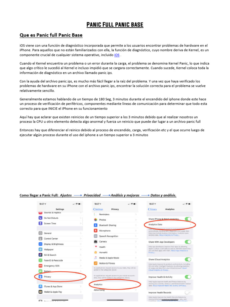 Panic Full Panic Base | PDF | Yo telefono | Kernel (sistema operativo)