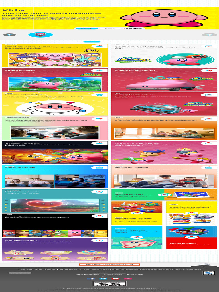 Meet Kirby - Play Nintendo | PDF | Nintendo