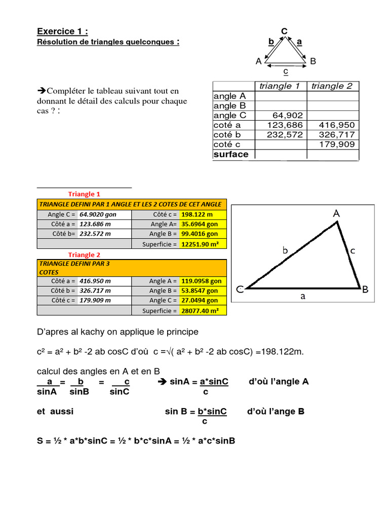 Corrig Ex Topo 3 | PDF