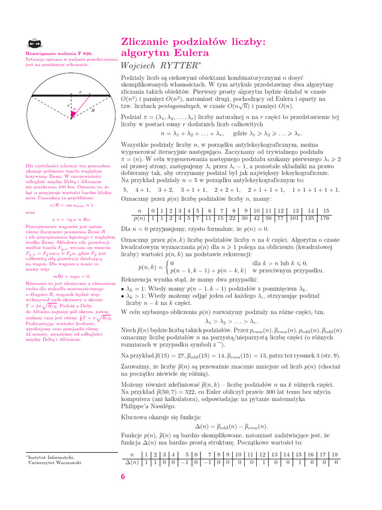 Algorytm Eulera | PDF