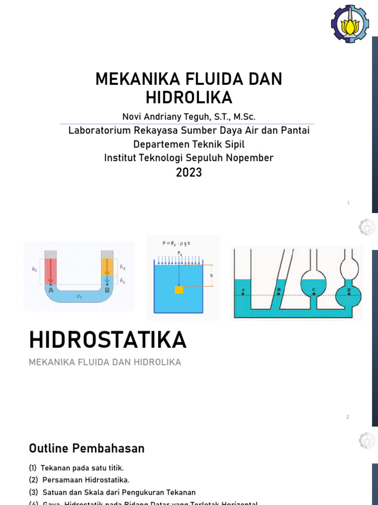 02 Bab 2 Hidrostatika - Manometer | PDF