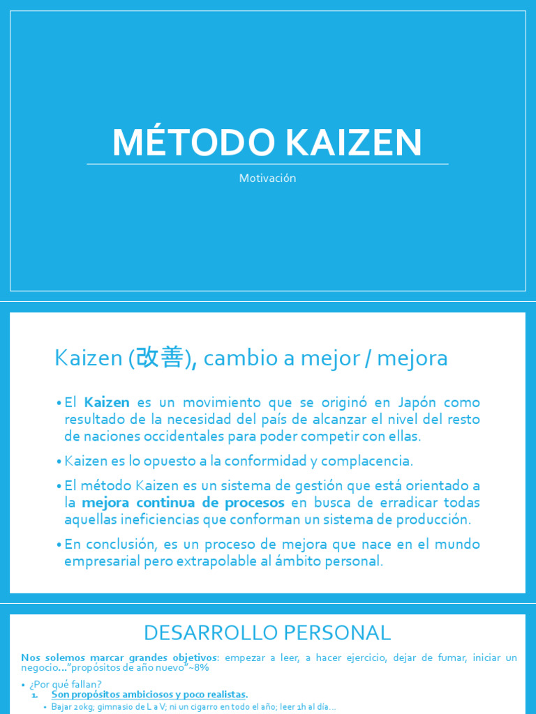 3 - Método Kaizen | PDF