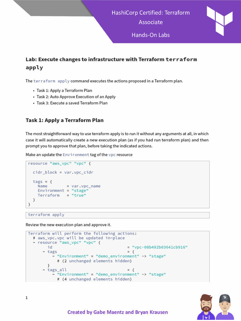 6e Terraform Apply | PDF | Computer Engineering | Systems Engineering