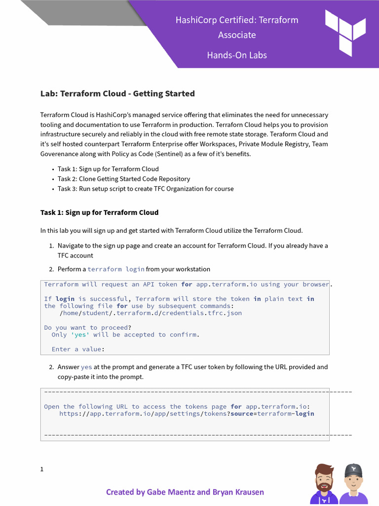 9 Terraform Cloud Getting Started | PDF | Cloud Computing | Windows Registry