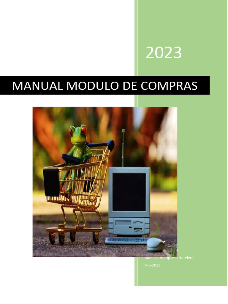 Manual Modulo de Compras | PDF