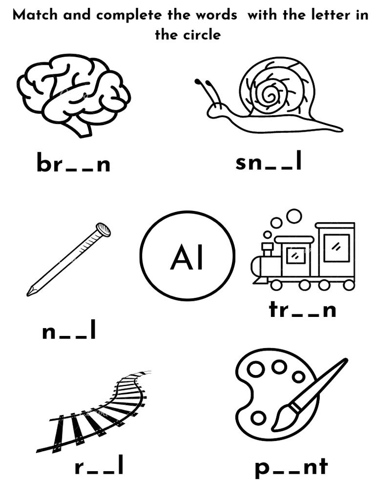 Match The Capital Letters To The Small Letters and To The Pictures ...