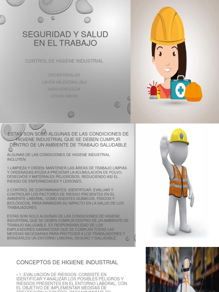 Control de Higiene Industrial | PDF | Higiene Ocupacional | Seguridad y salud ocupacional
