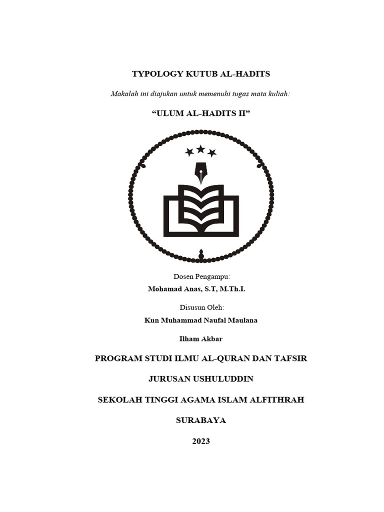 Typologi Kutub Al Hadits | PDF
