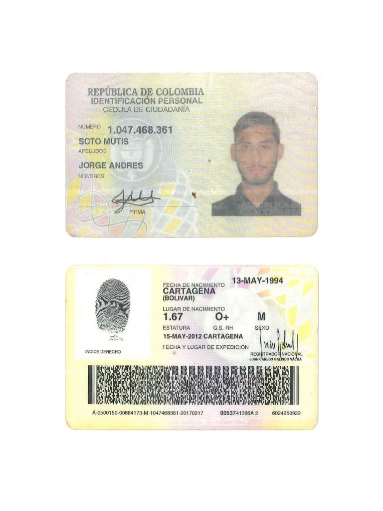 Cedula Ampliada | PDF